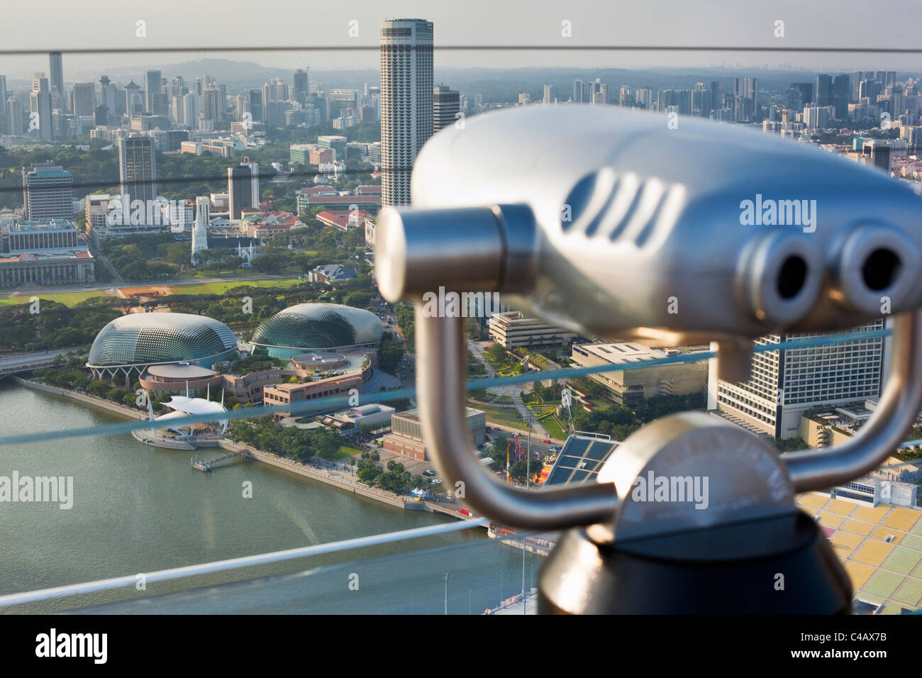Singapore, Singapore, Marina Bay. The Esplanade - Theatres on the Bay ...