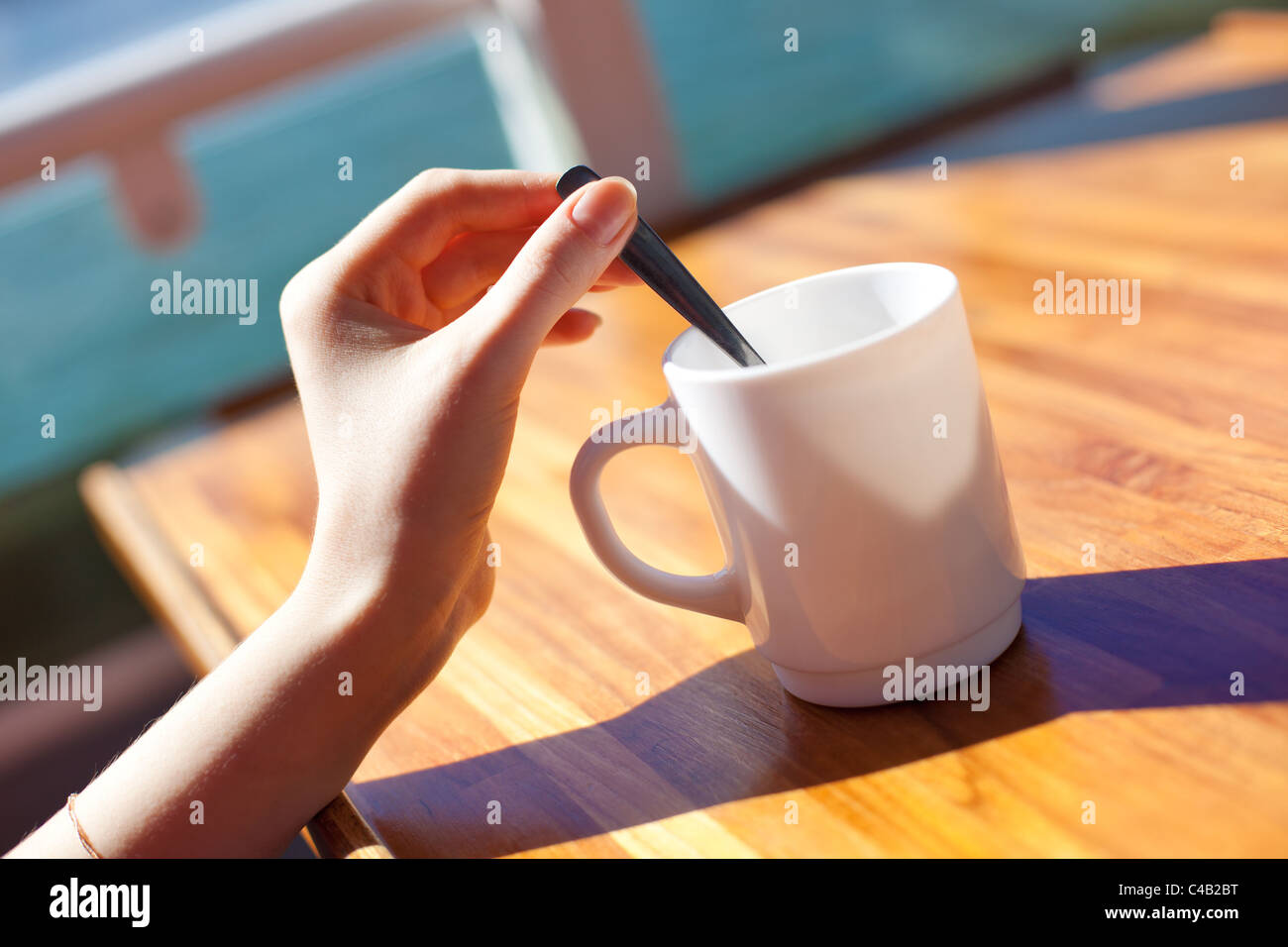 Stir tea table hi-res stock photography and images - Alamy