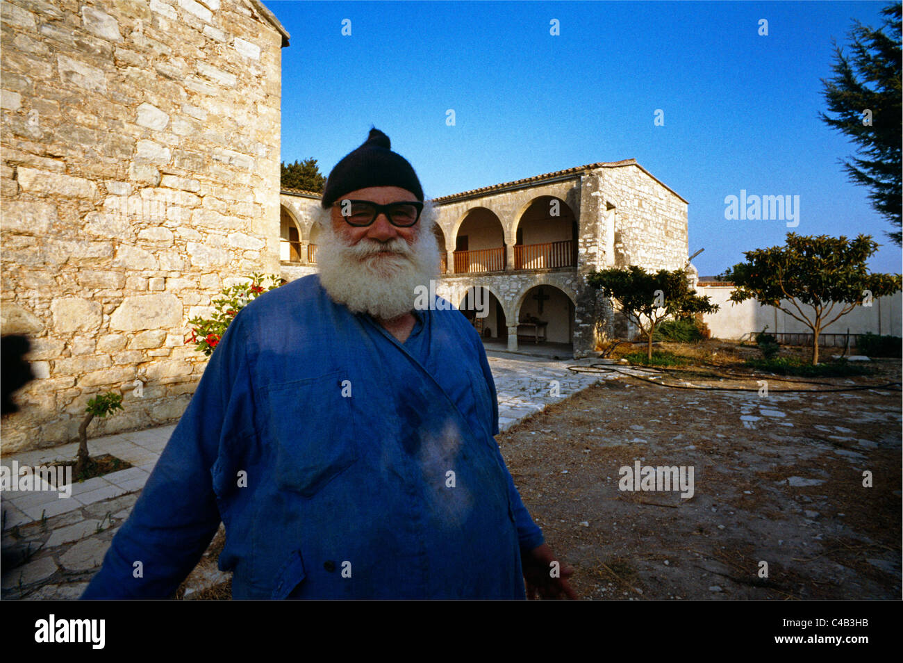 Plendra Village Cyprus Monastery Of The Holy Cross Greek Orthodox Monk ...