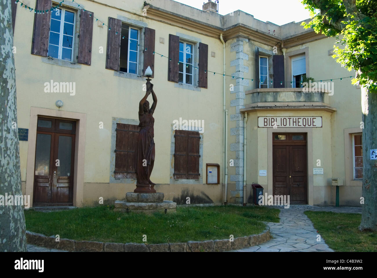 Old library (bibliotheque), rural France Stock Photo - Alamy