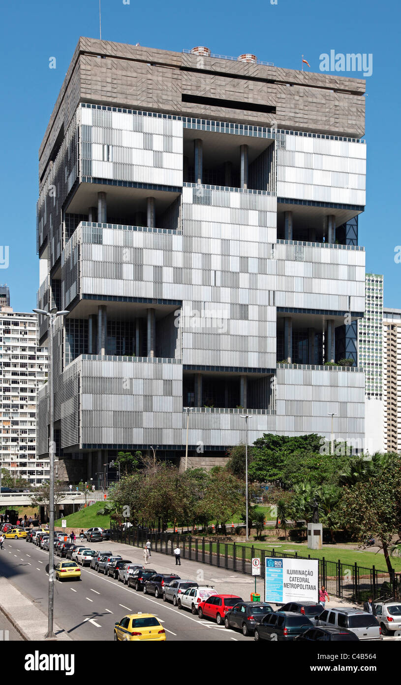 The headquarter of Petrobras, a Brazilian multinational energy company ...