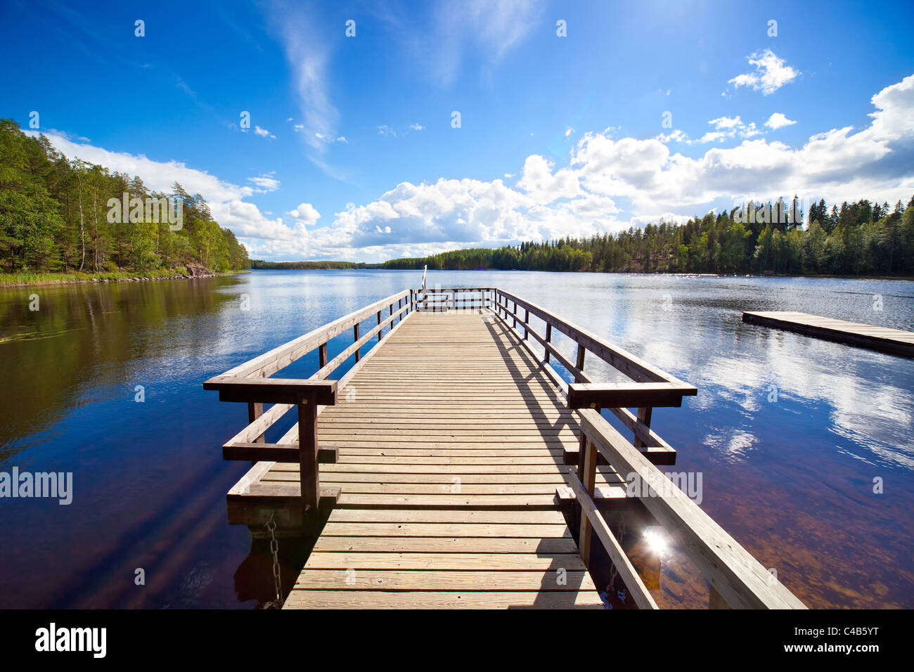Bank lake wide angle view hi-res stock photography and images - Alamy