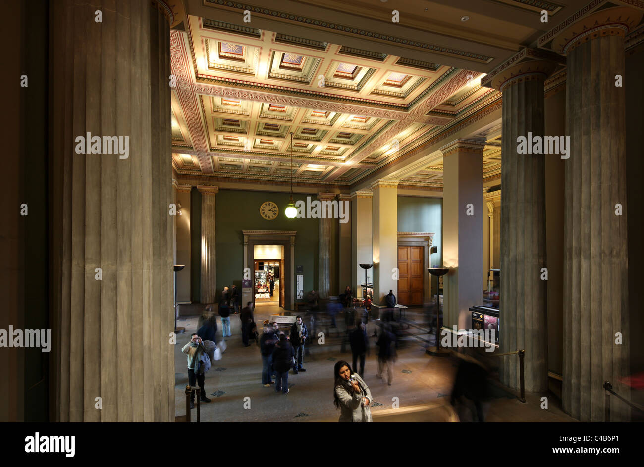 The entrance area of the British Museum in London Stock Photo - Alamy