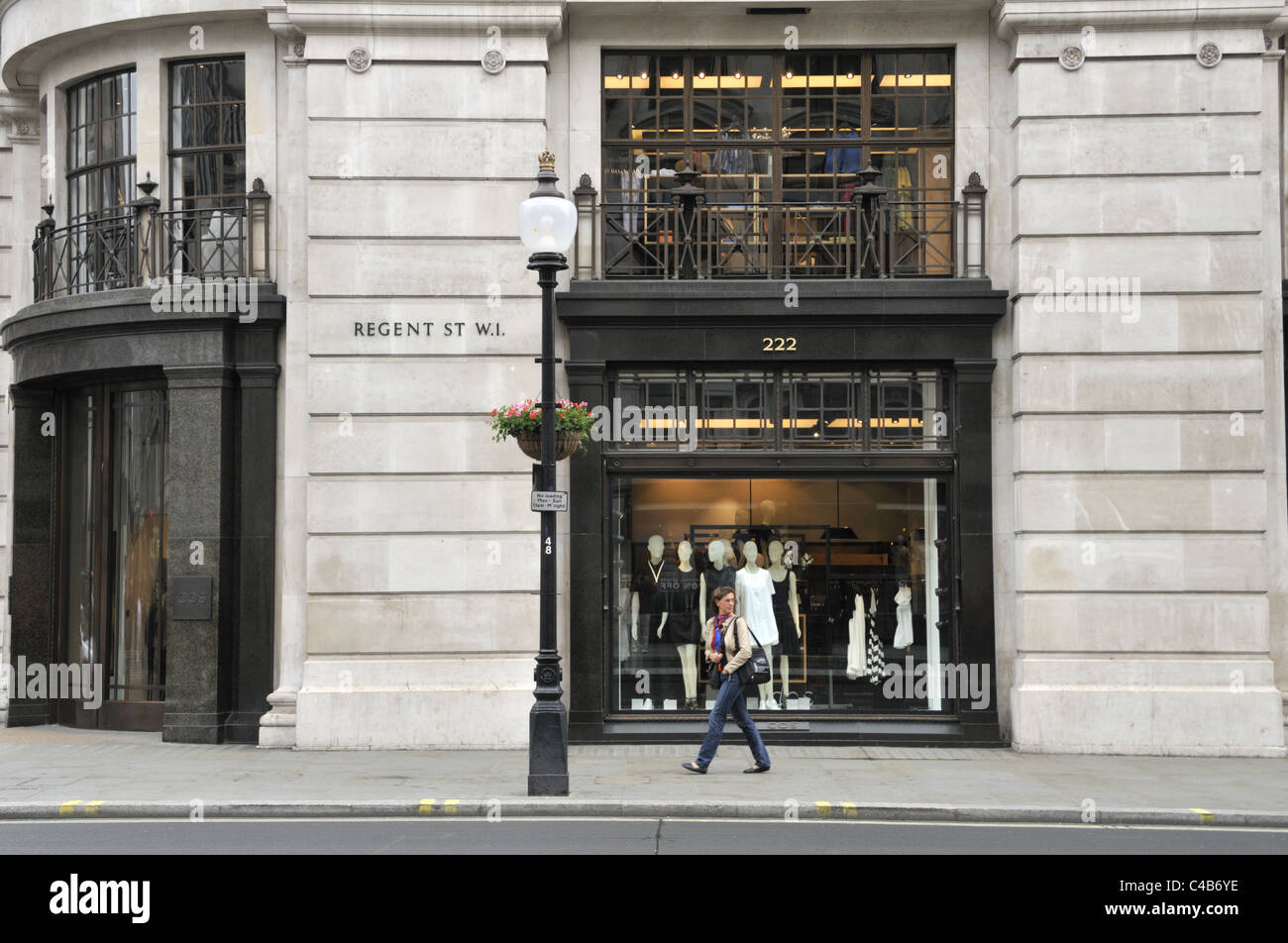 Fashion store at 222 Regent Street, London W1, UK Stock Photo - Alamy