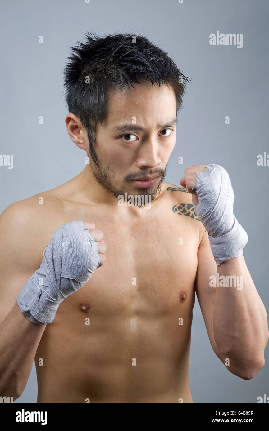 Boxer with sweaty face hi-res stock photography and images - Alamy