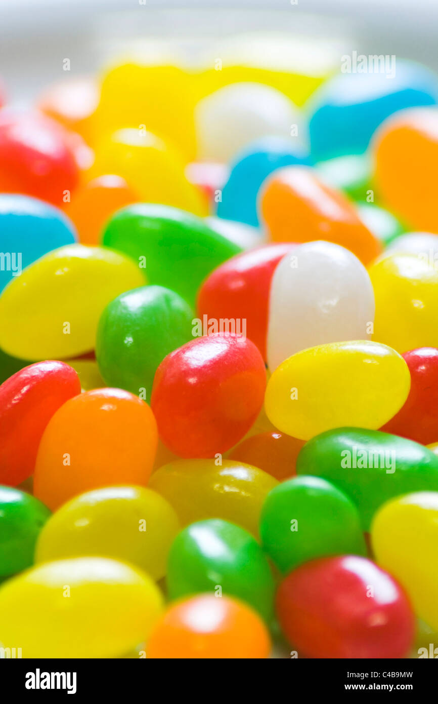 Sweet sugar of different color Stock Photo - Alamy