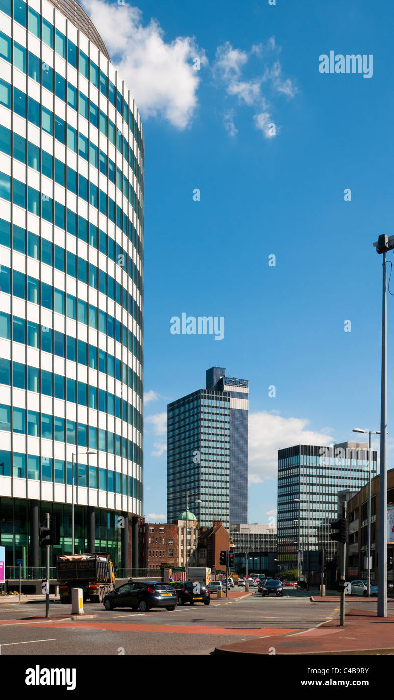 The CIS building from City Park office tower, Green Quarter, Miller ...