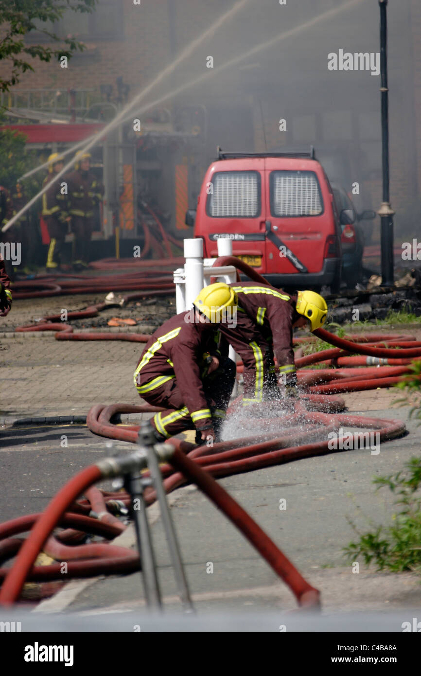 Water ladder fire brigade tender hi-res stock photography and images ...