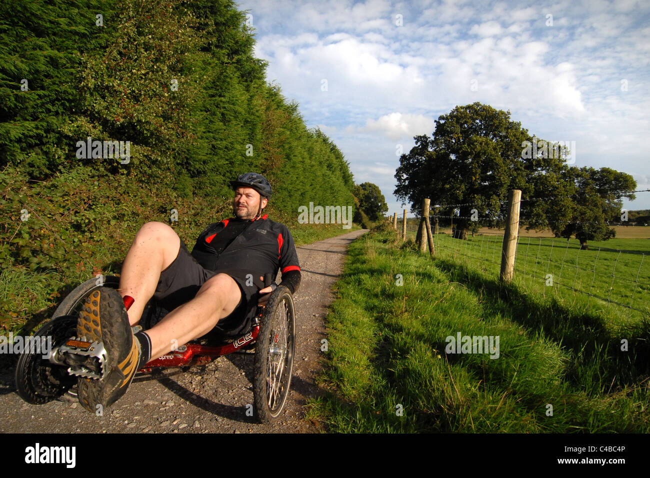 Laid back cyclist hi-res stock photography and images - Alamy