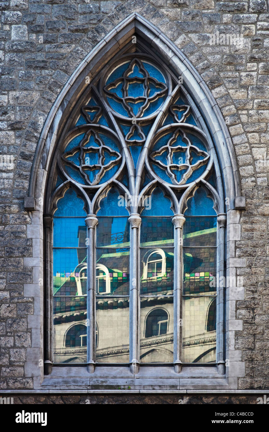 Ireland , Dublin 2, Suffolk Street, Architectural window detail of the ...