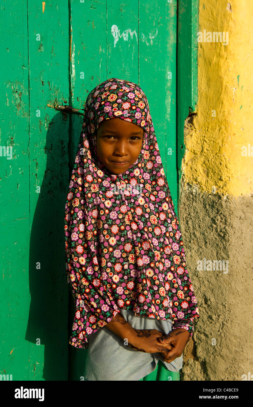 Muslim girl, Berbera, Somaliland, Somalia Stock Photo - Alamy