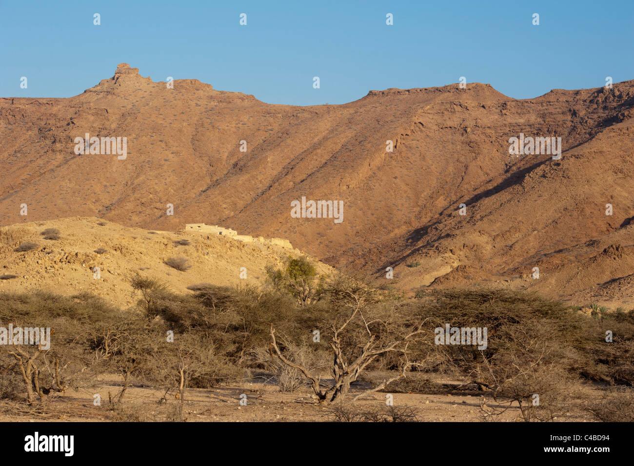 Ottoman Fort overlooking the Dubar waterworks from the 19th century ...