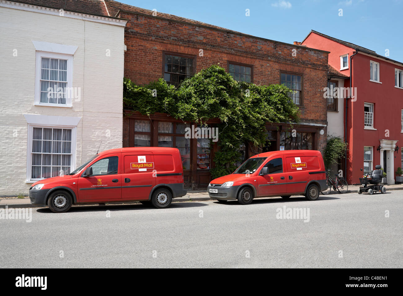 Great Britain Essex Nayland Village Post Office with Royal Mail Red ...