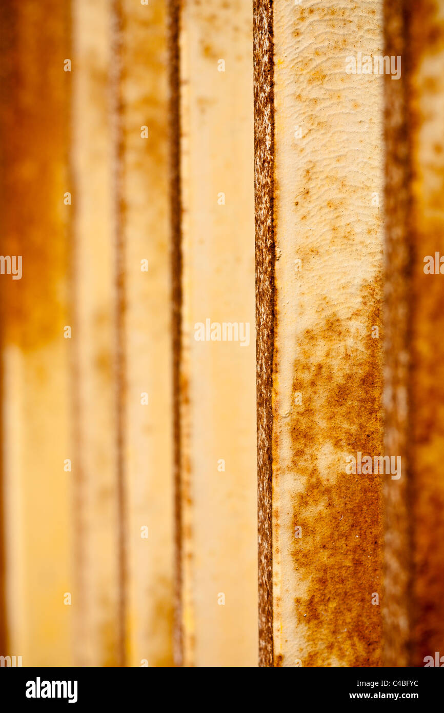 Rusty Iron Fence Bars Stock Photo - Alamy