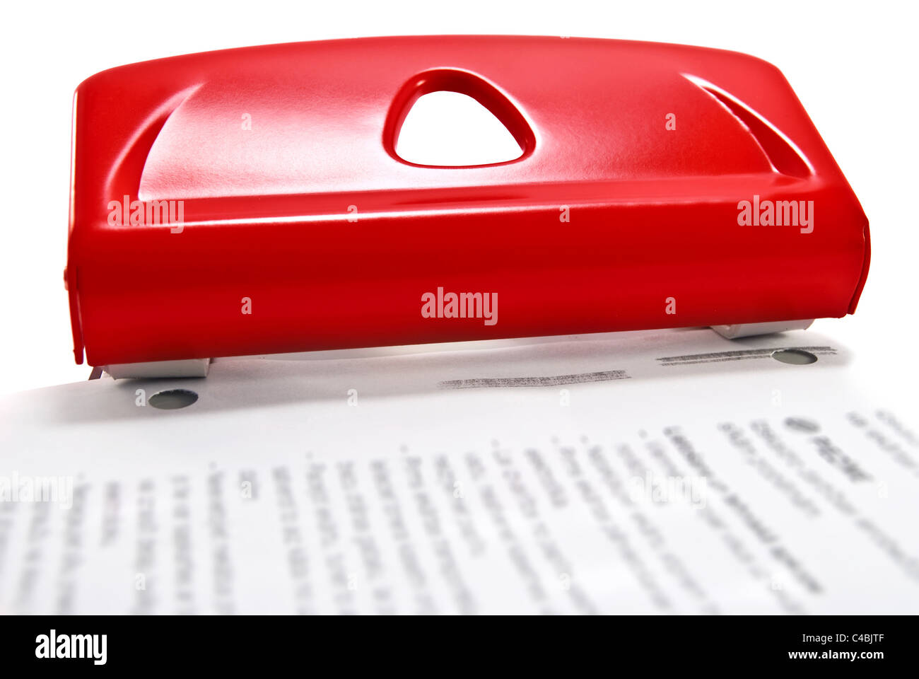 red pricker isolated on white Stock Photo - Alamy