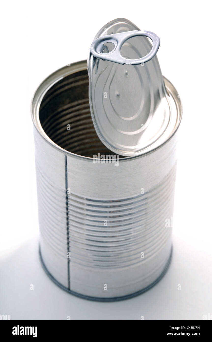 empty tin can Stock Photo - Alamy