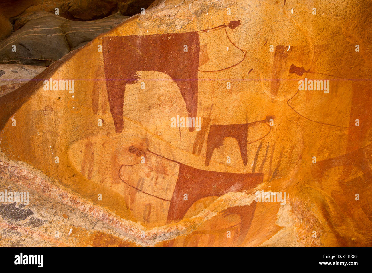 Las Geel rock-art, Somaliland, Somalia Stock Photo - Alamy