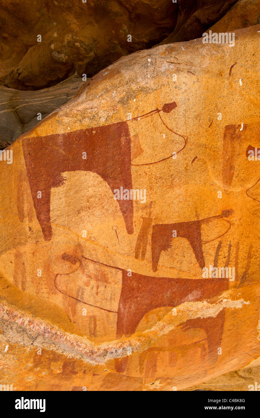 Las Geel rock-art, Somaliland, Somalia Stock Photo - Alamy