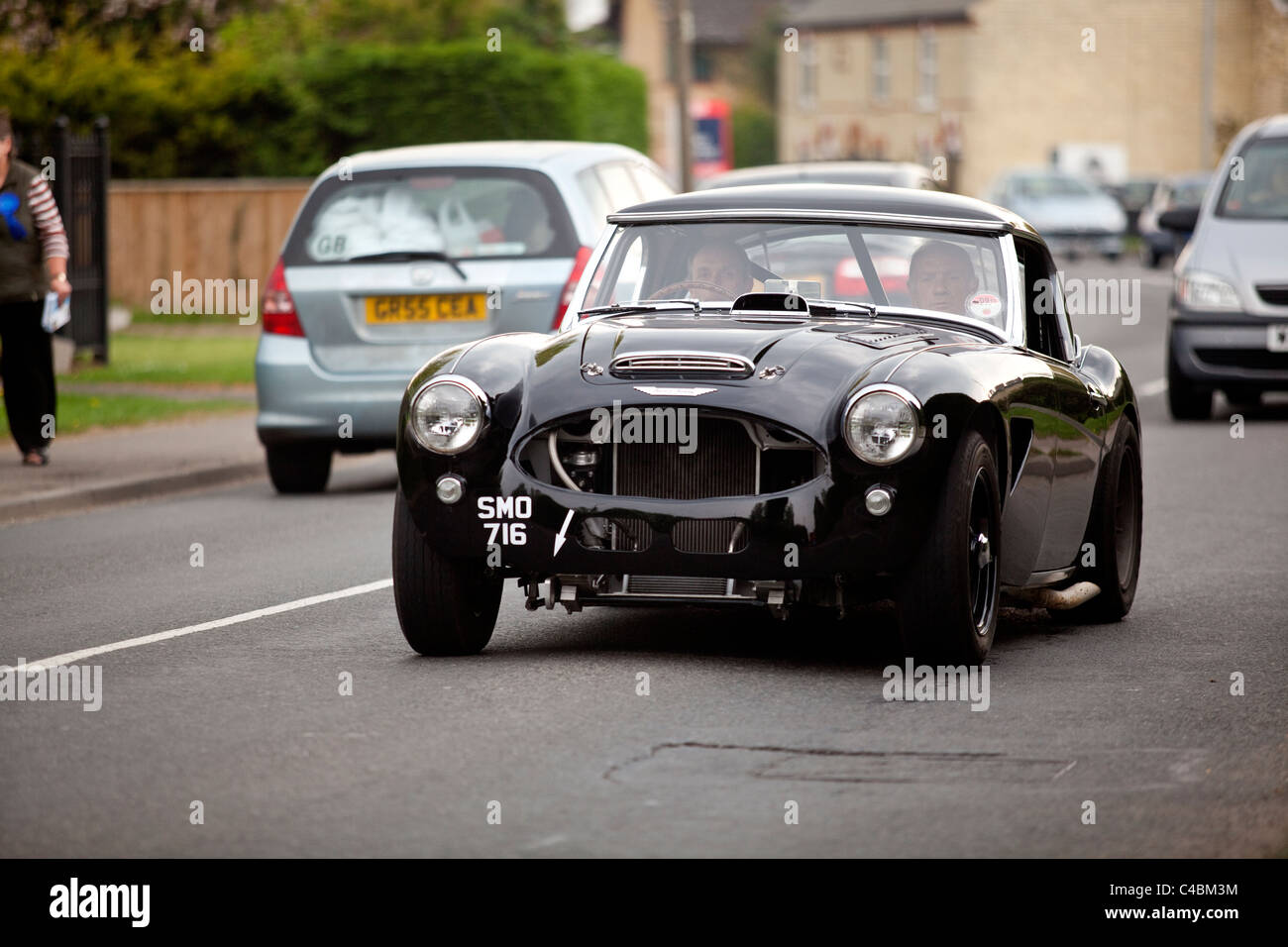 Austin Healey 3000 at Histon and Cottenham car rally. Cambridge UK ...