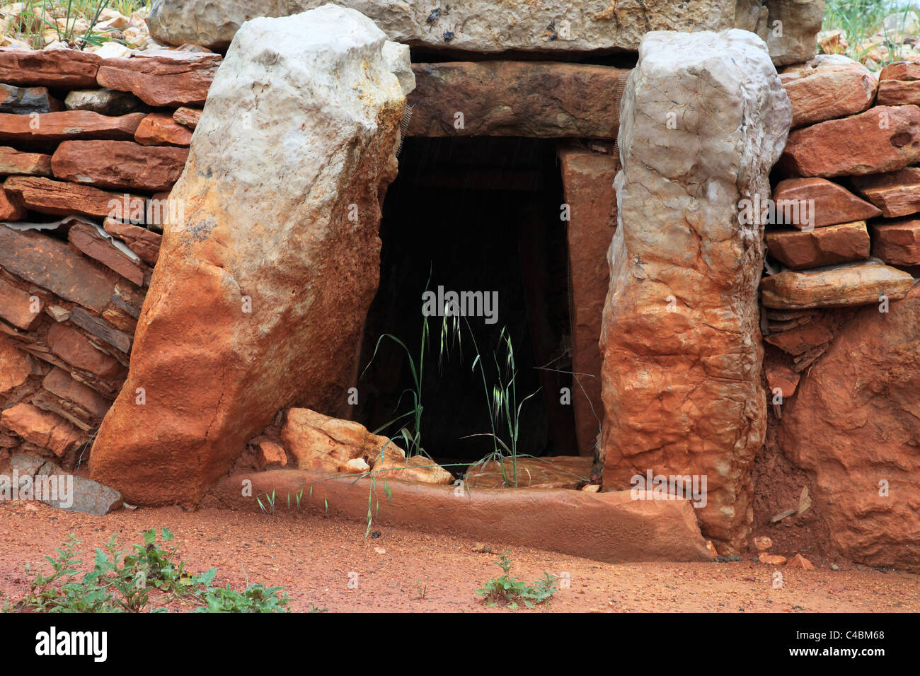 Alcalar megalithic necropolis Algarve Portugal Stock Photo - Alamy