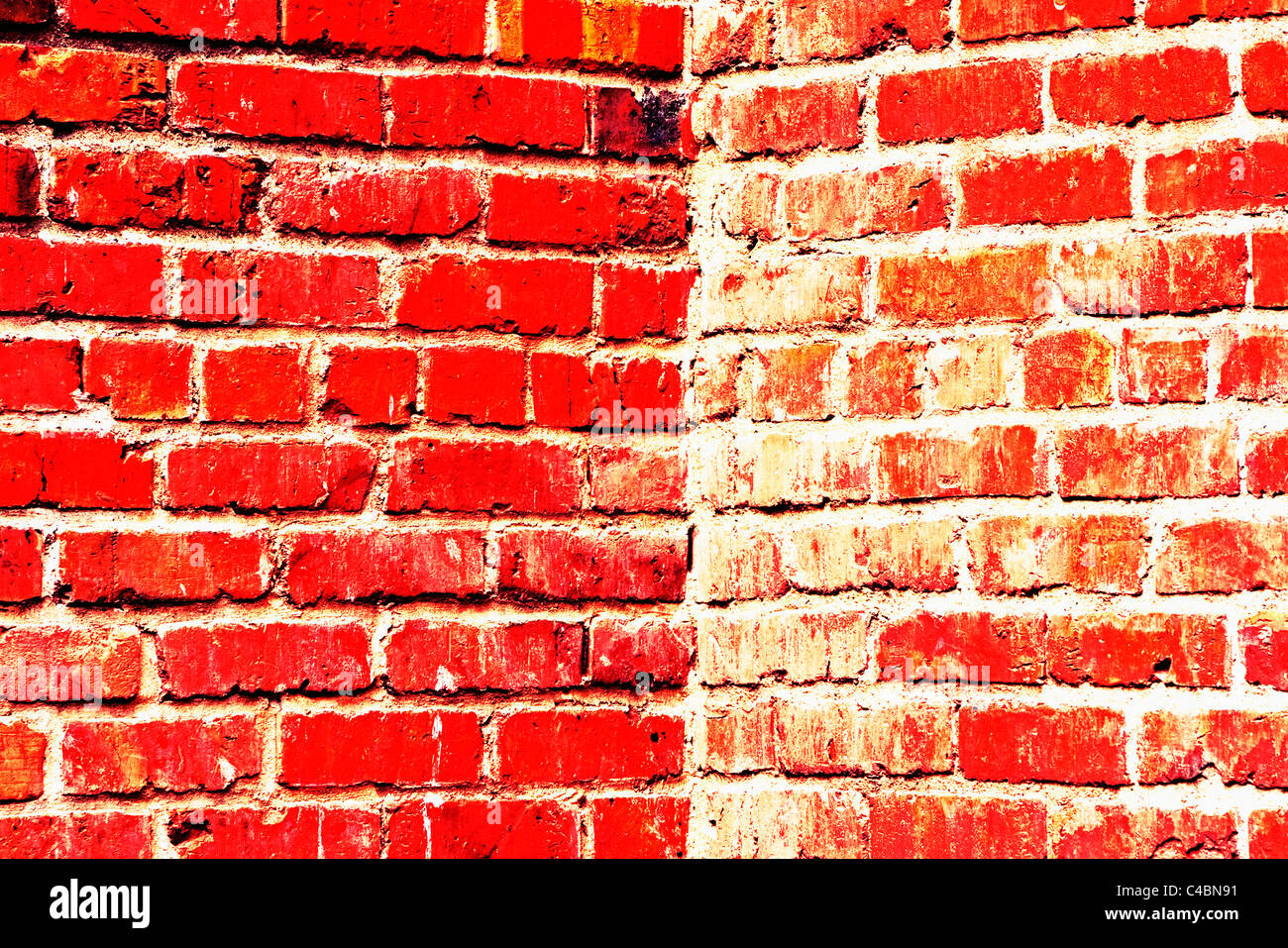 corner of brick wall Stock Photo - Alamy