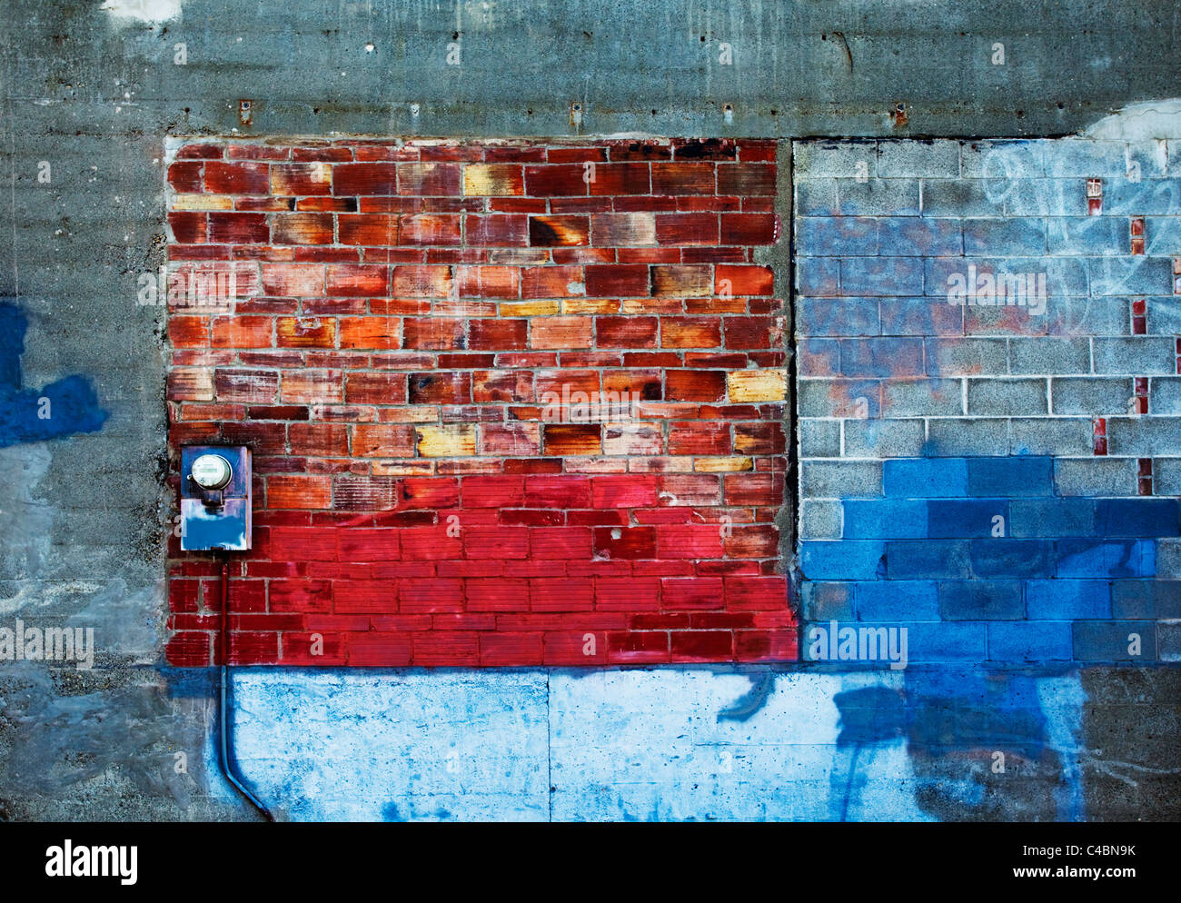 back wall of retail store Stock Photo - Alamy