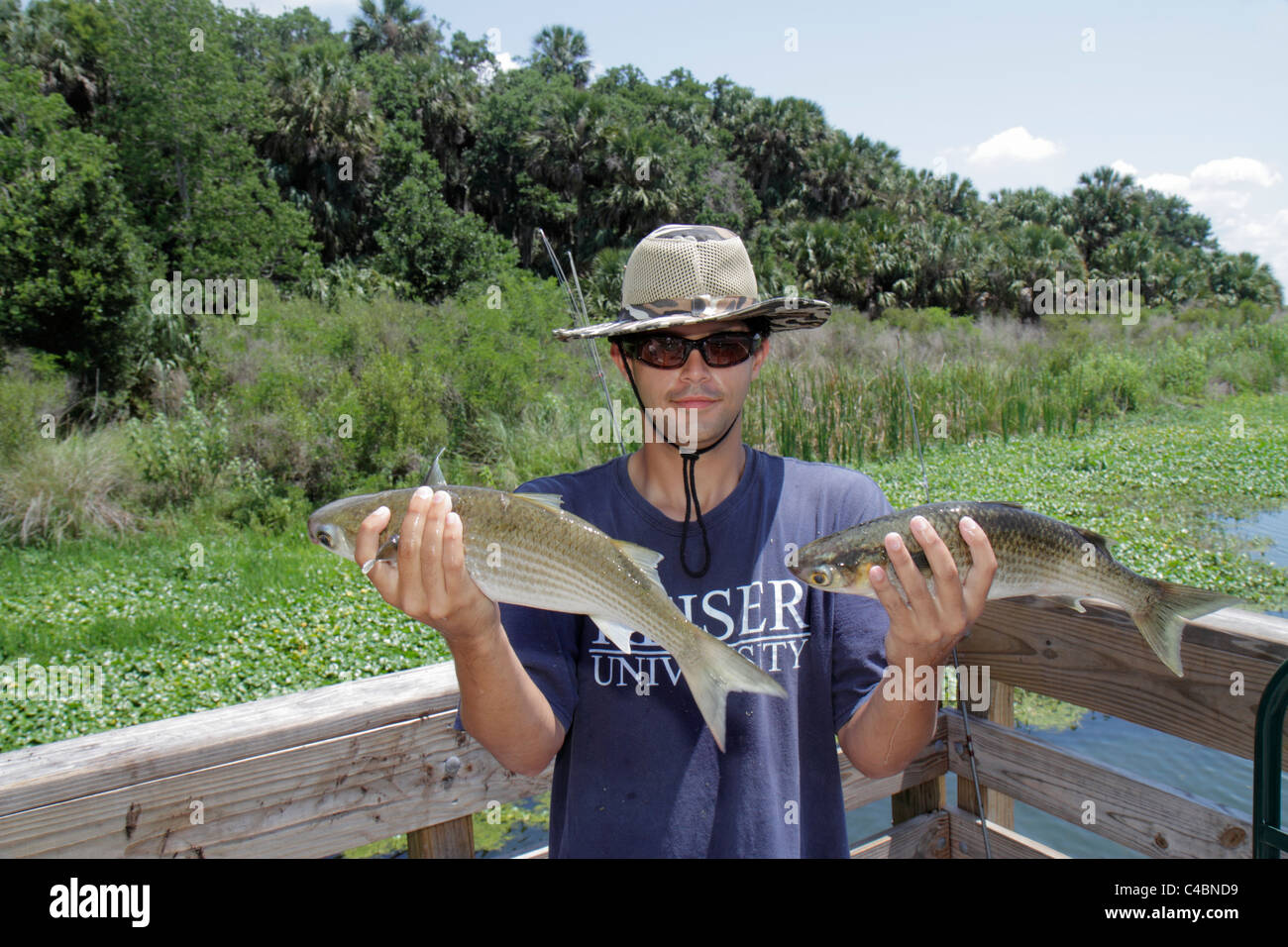 Florida Volusia County,Orange City,Blue Spring State Park,man men male ...