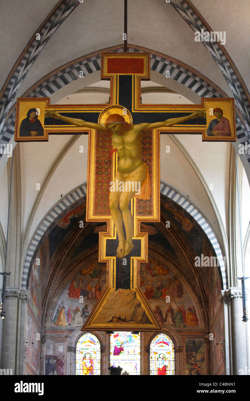 Crucifix giotto santa maria novella hi-res stock photography and images ...