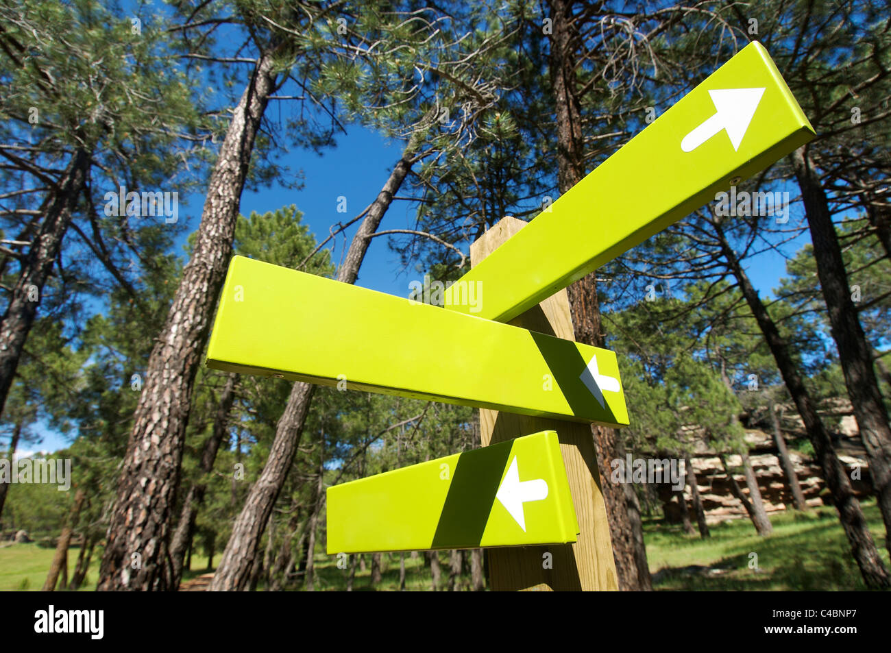 Three Arrows Road Sign High Resolution Stock Photography and Images - Alamy