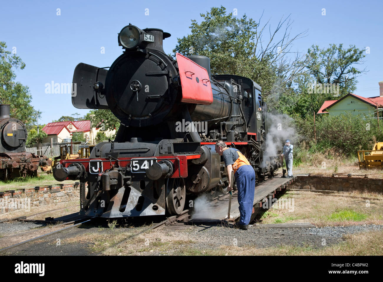 Steam Trains at Malden, Victoria, Australia Stock Photo - Alamy