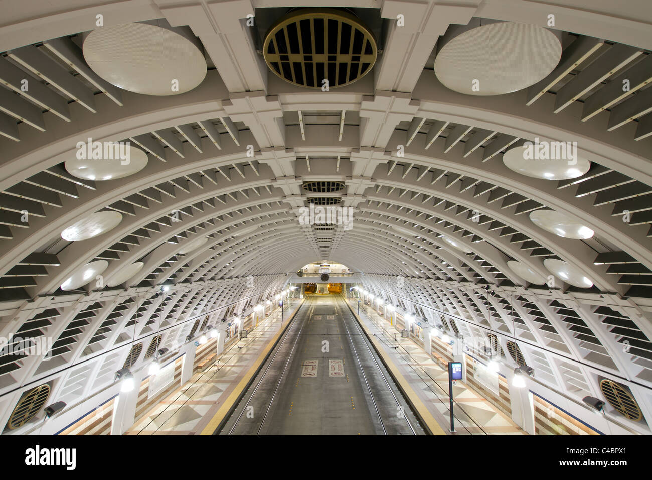Light rail transit station hi-res stock photography and images - Alamy