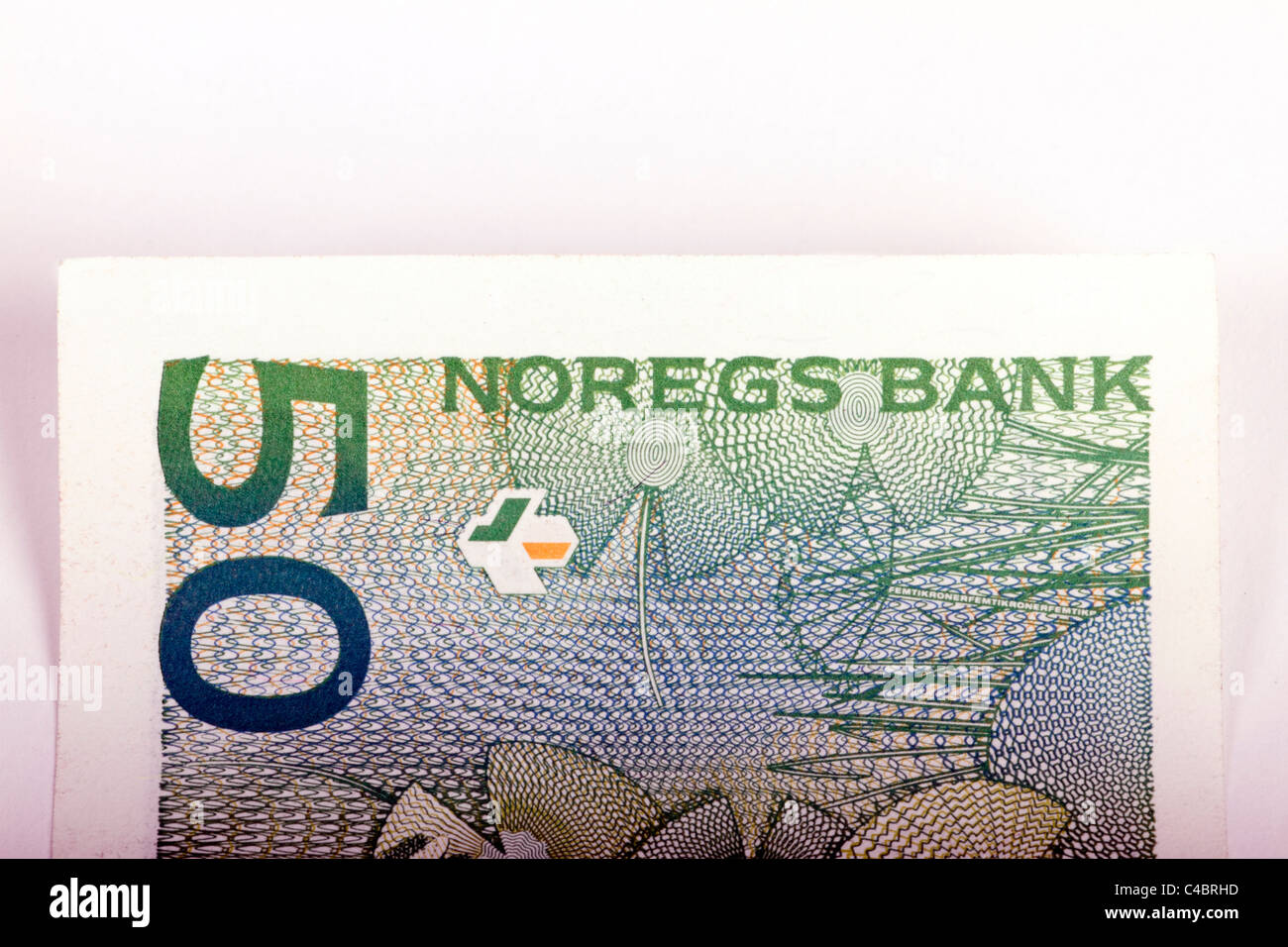 50 kroner note, Norwegian banknote Stock Photo - Alamy