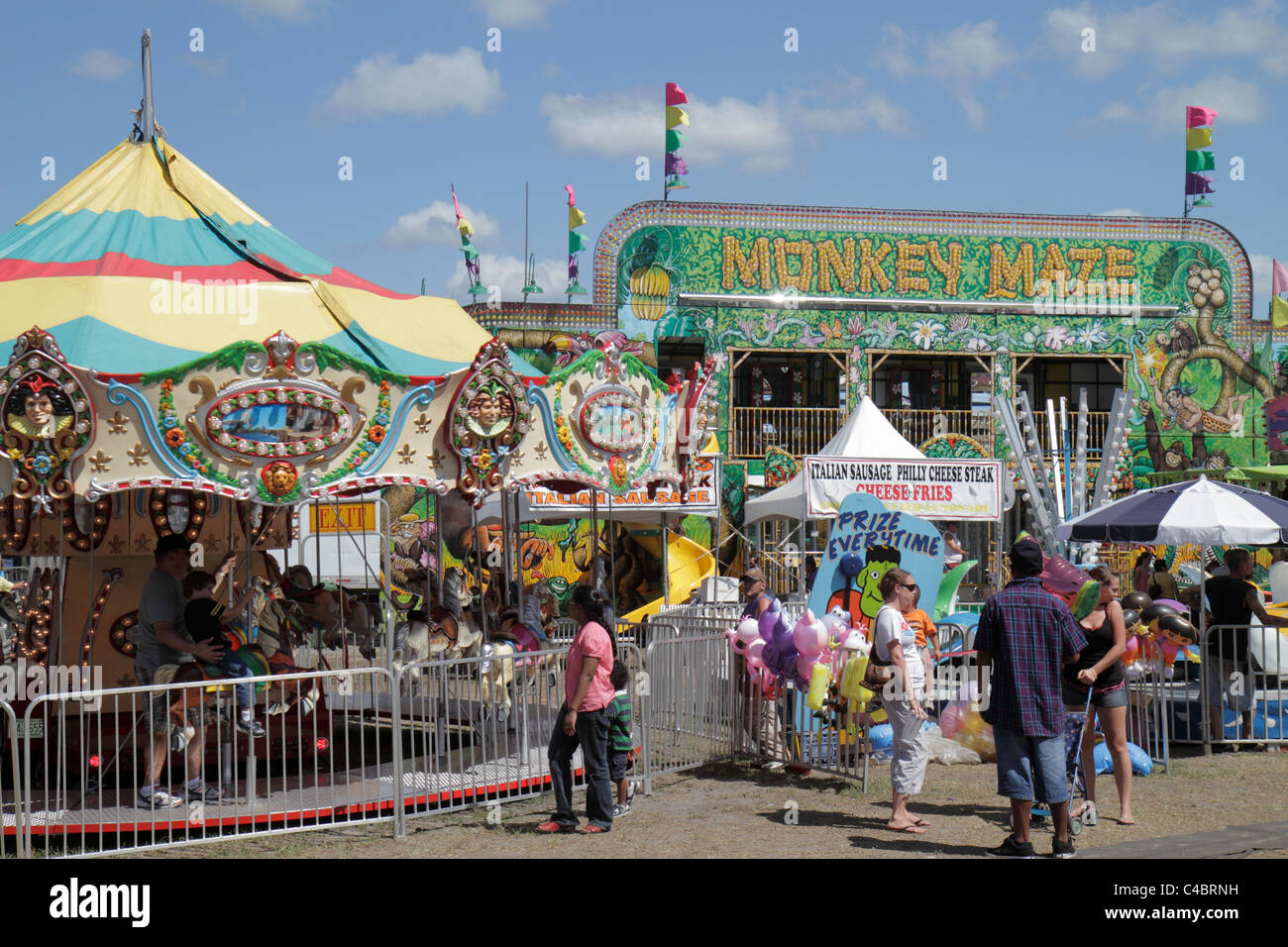 Florida Putnam County,Palatka,Blue Crab Festival,event,carnival midway ...