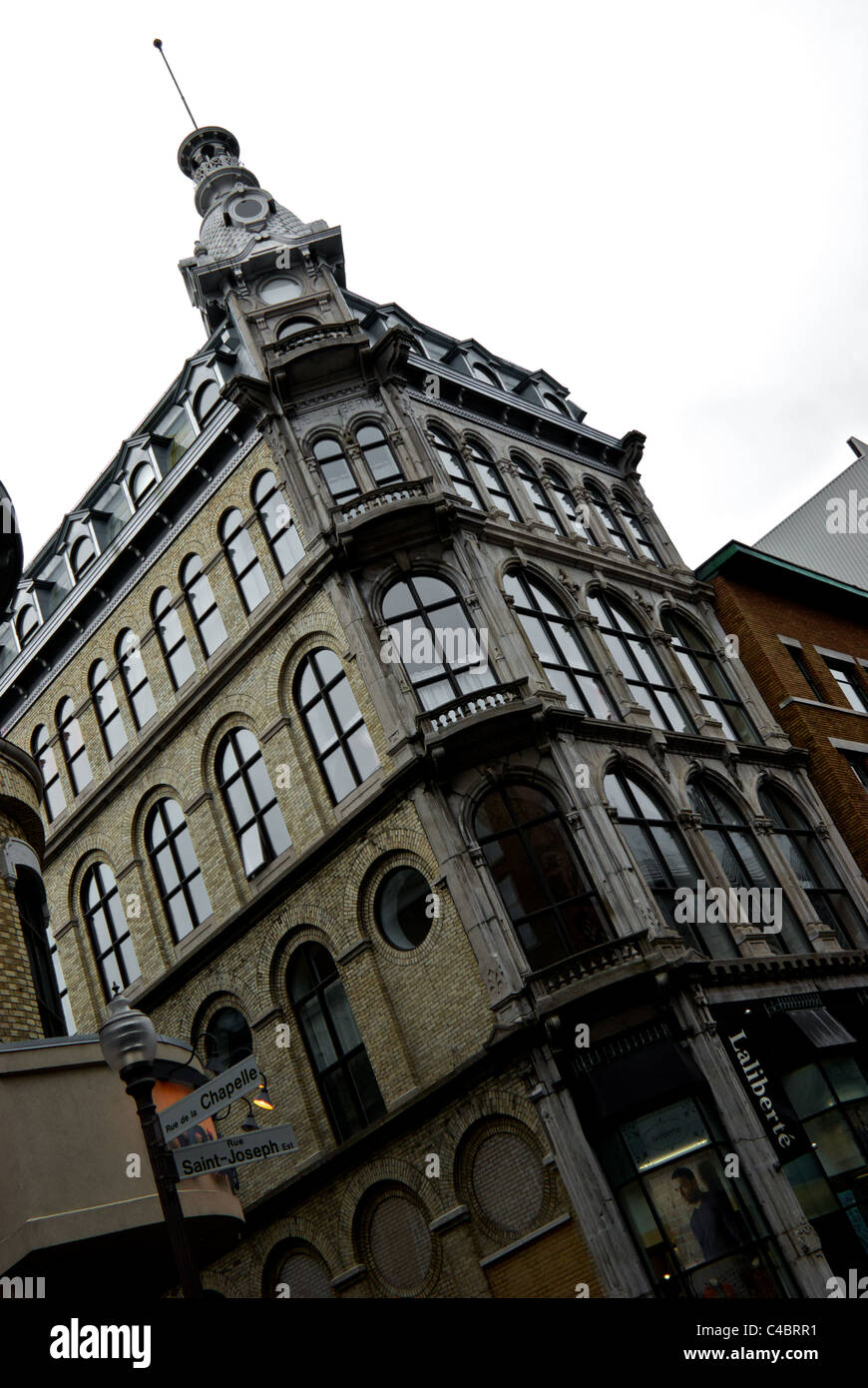 Heritage building at corner of Rue de la Chapelle and St Joseph ...