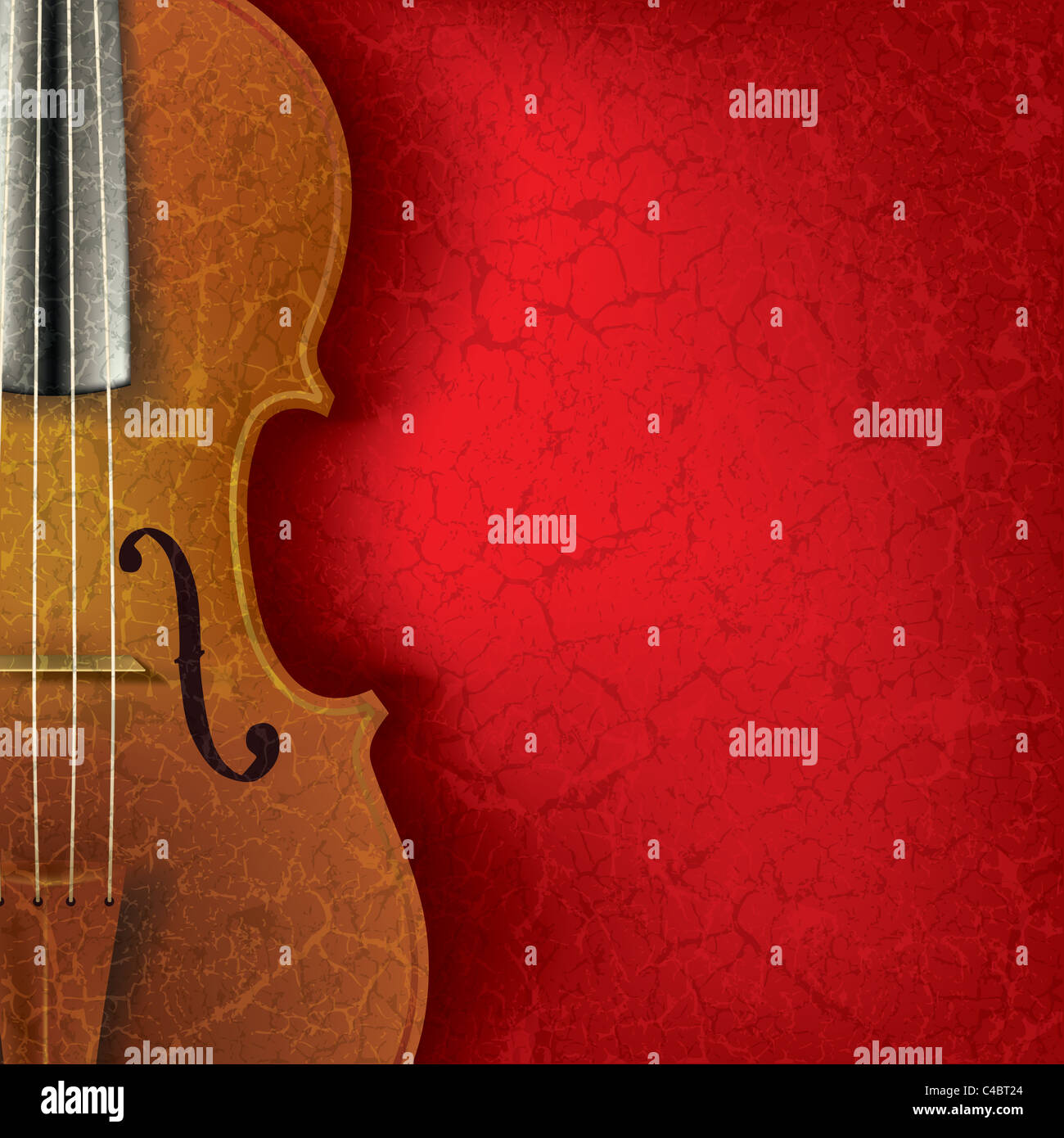 abstract music background with violin on red Stock Photo - Alamy