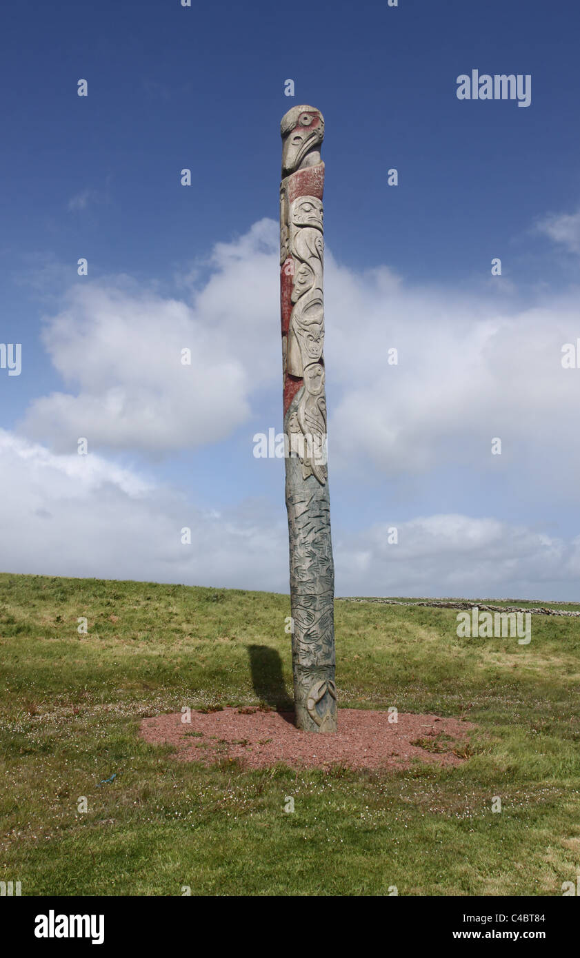 Totem pole orkney hi-res stock photography and images - Alamy
