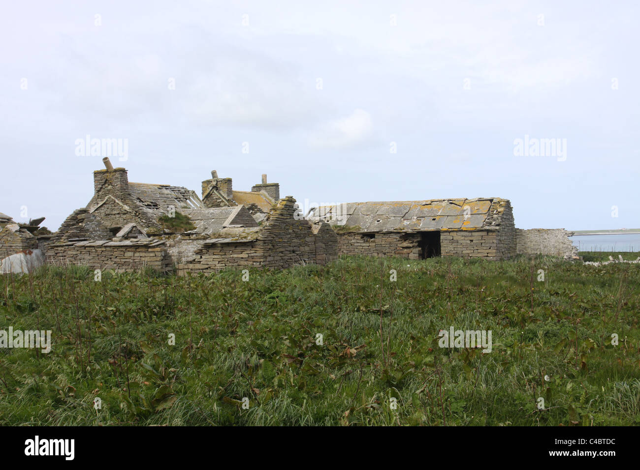 abandoned house Papa Westray Orkney Scotland May 2011 Stock Photo - Alamy