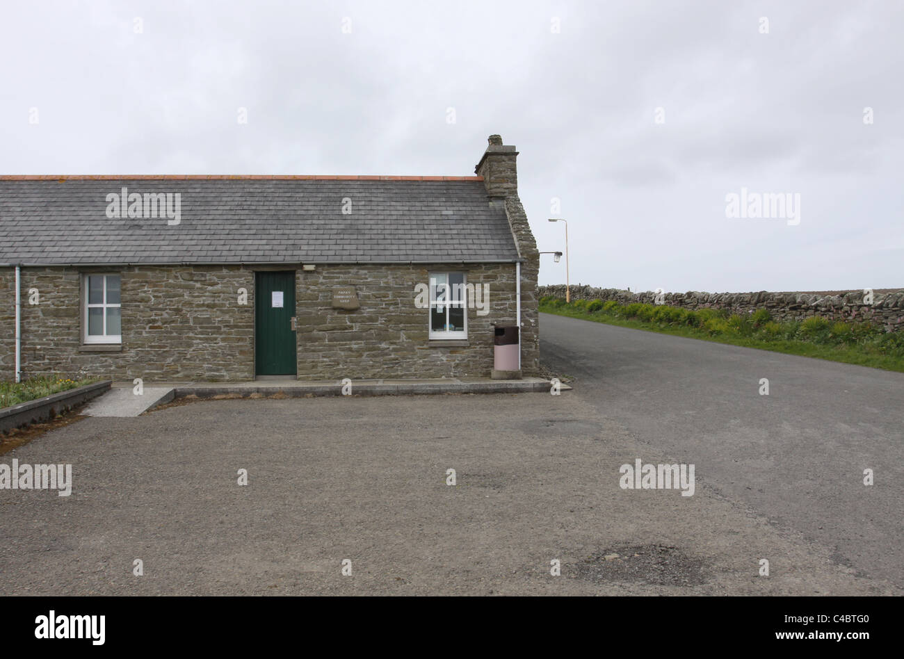 Papay Community Shop Papa Westray Orkney Scotland May 2011 Stock Photo ...