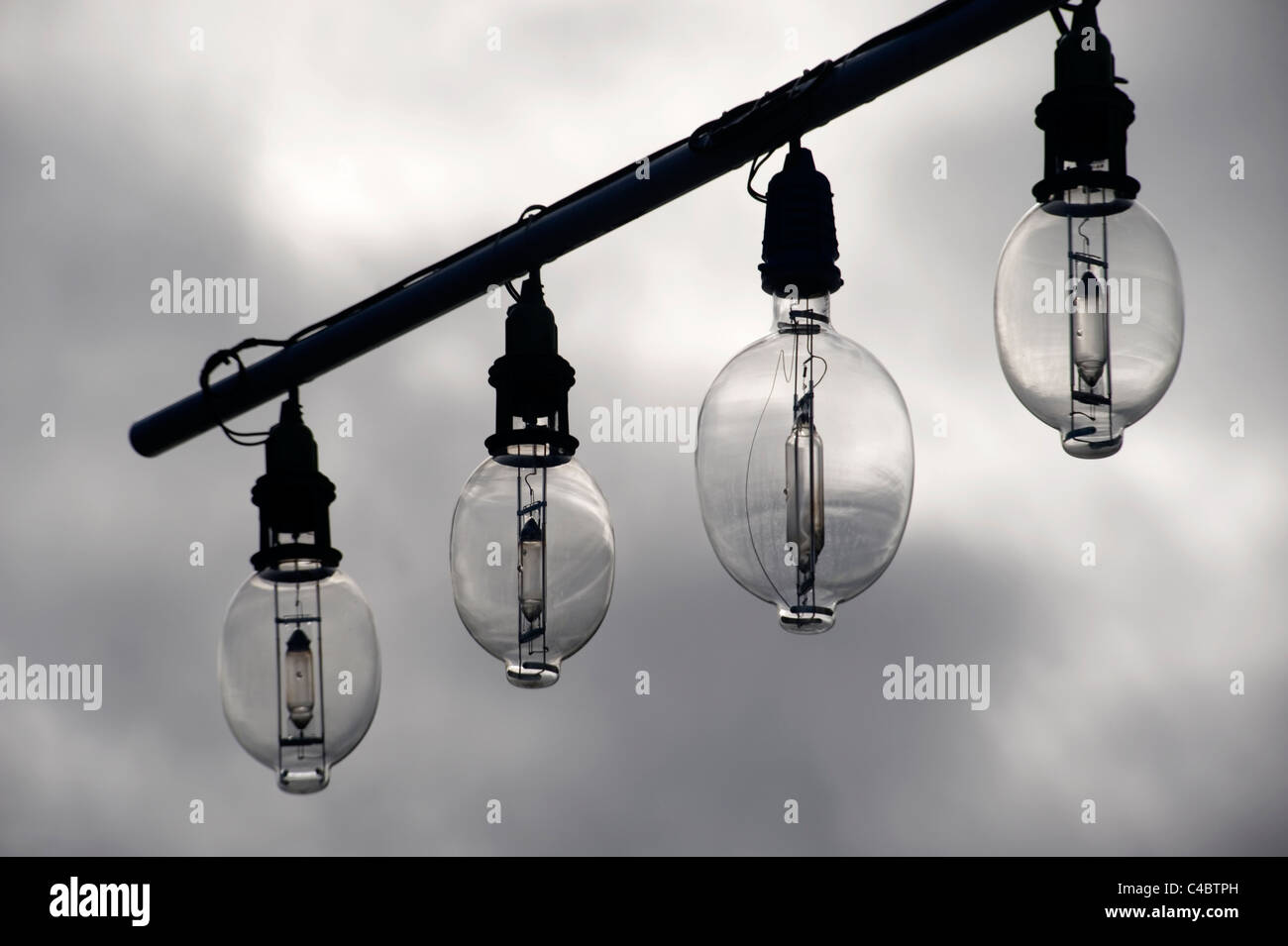 big light bulbs fishing boat Stock Photo - Alamy