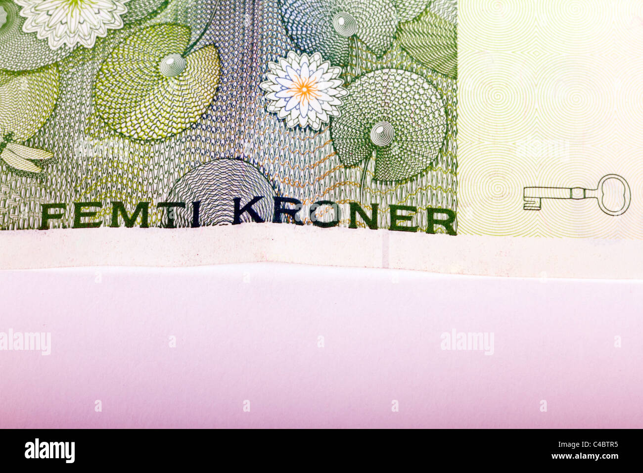 50 kroner note, Norwegian banknote Stock Photo - Alamy