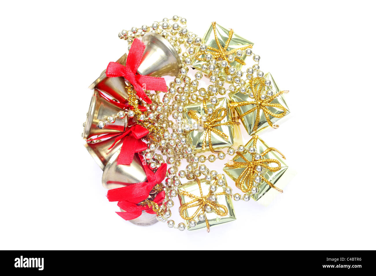 Gift boxes isolated on white background Stock Photo - Alamy