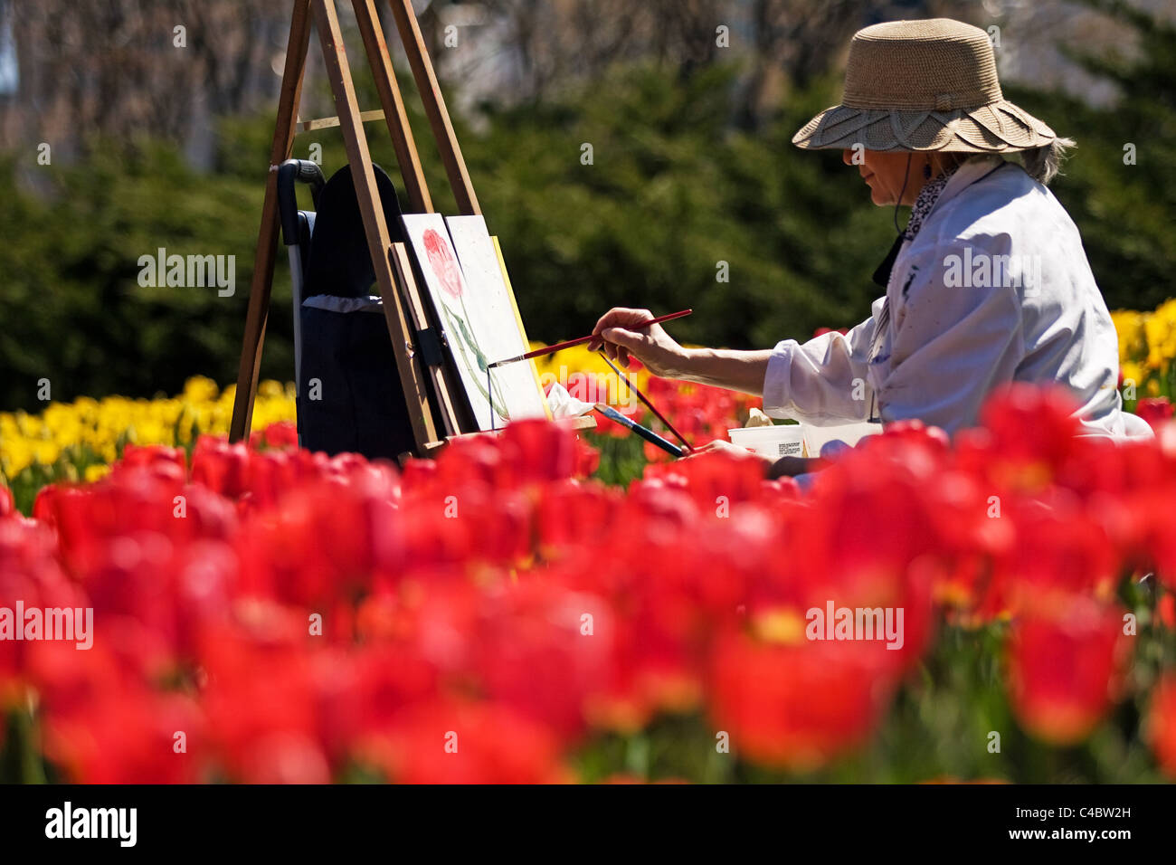Commissioners park artist hi-res stock photography and images - Alamy