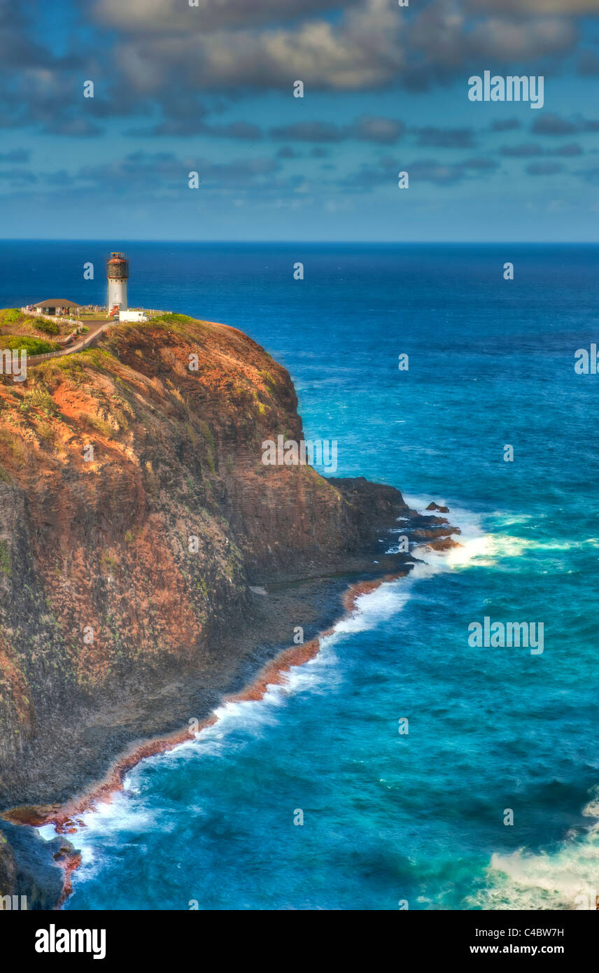 Hawaii landscape lighthouse hi-res stock photography and images - Alamy