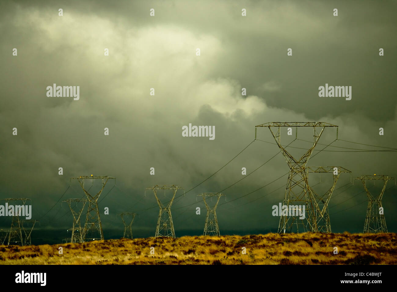 Electricity pylon pylons power hi-res stock photography and images - Alamy