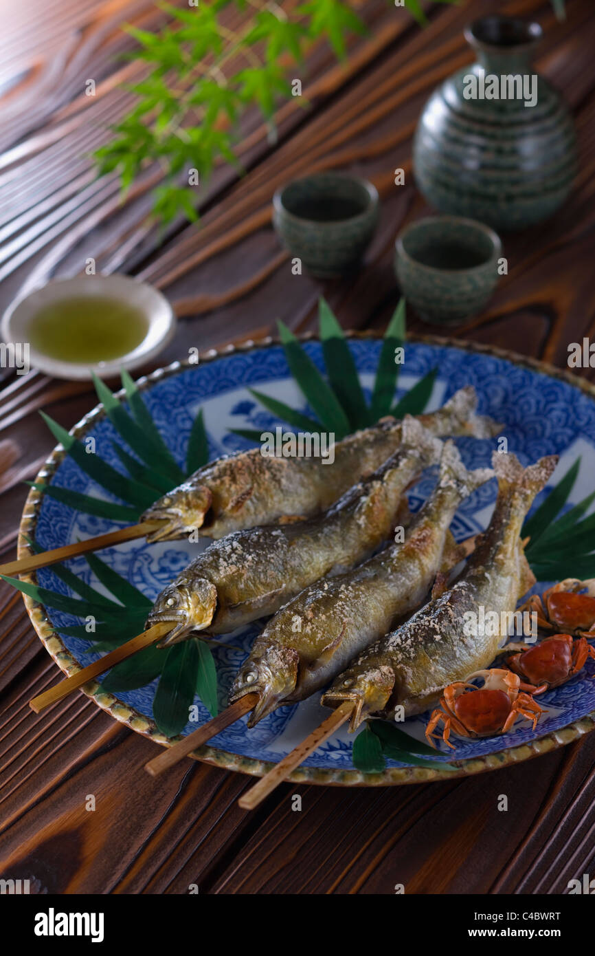Ayu no shioyaki hi-res stock photography and images - Alamy