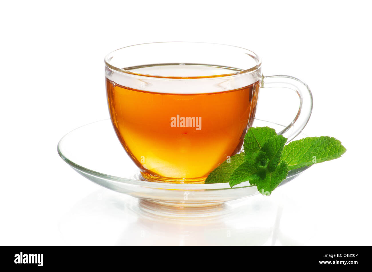 tea in cup isolated on white background Stock Photo - Alamy