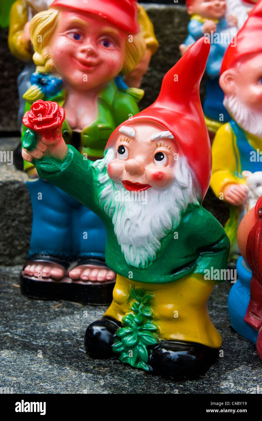 Garden gnomes, Appenzell, Switzerland Stock Photo - Alamy
