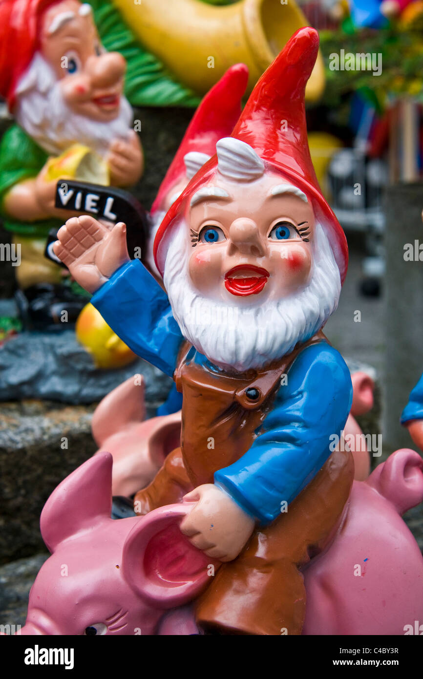 Garden gnomes, Appenzell, Switzerland Stock Photo - Alamy