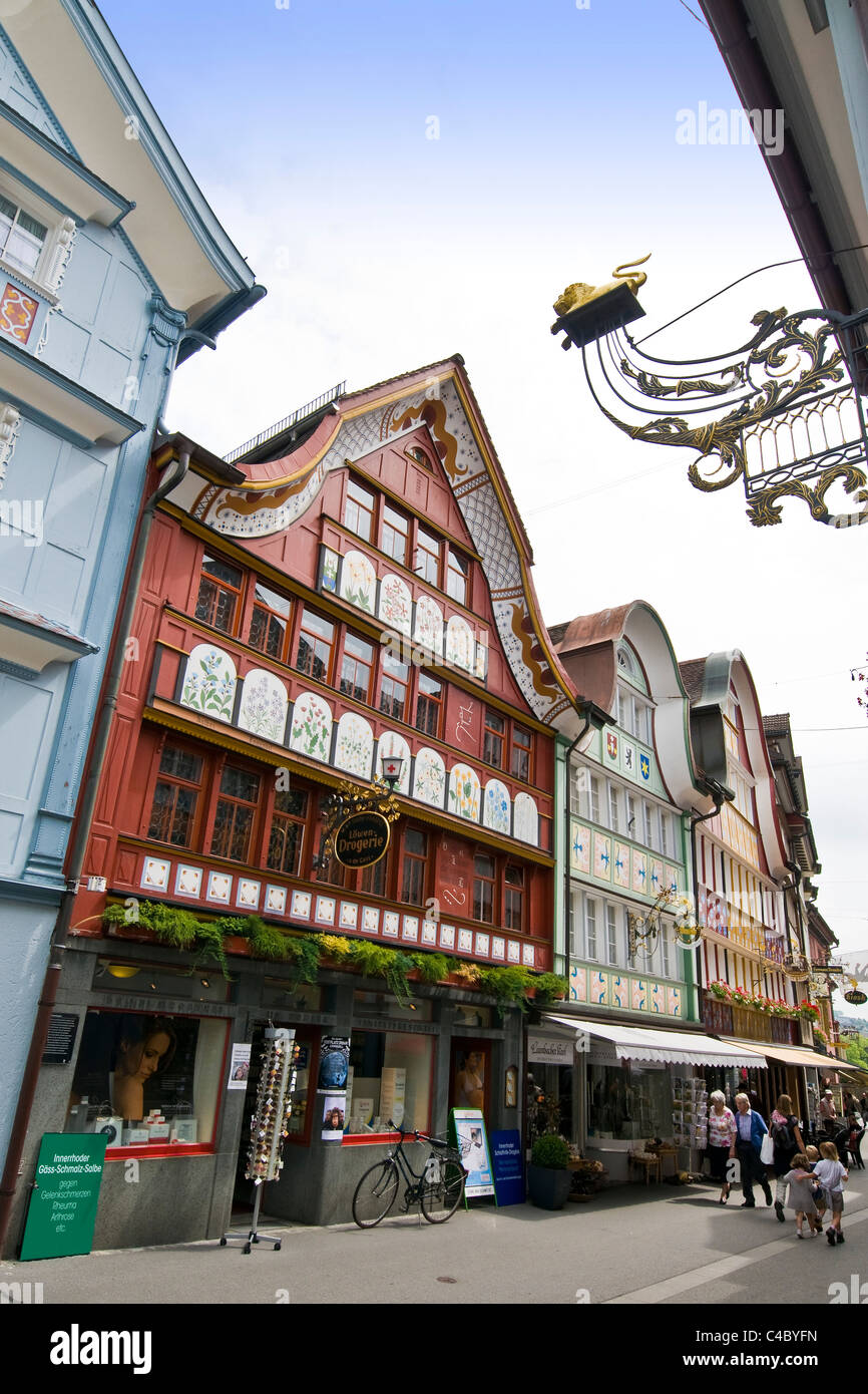 Traditional house, Appenzell, Switzerland Stock Photo - Alamy