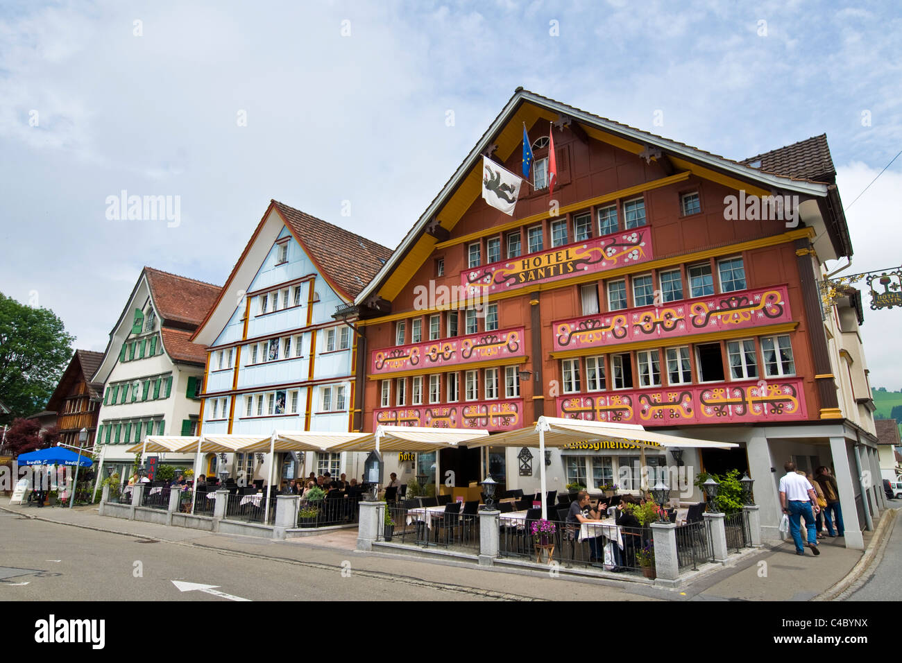 Traditional house, Appenzell, Switzerland Stock Photo - Alamy